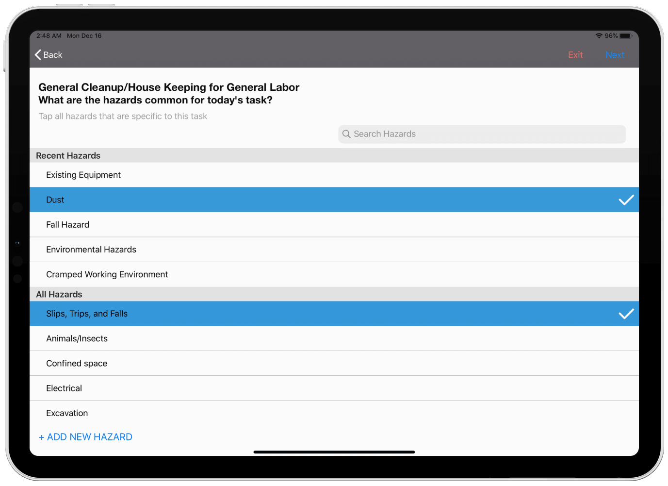 eMOD Construction Safety App: One Platform for Safety Tasks