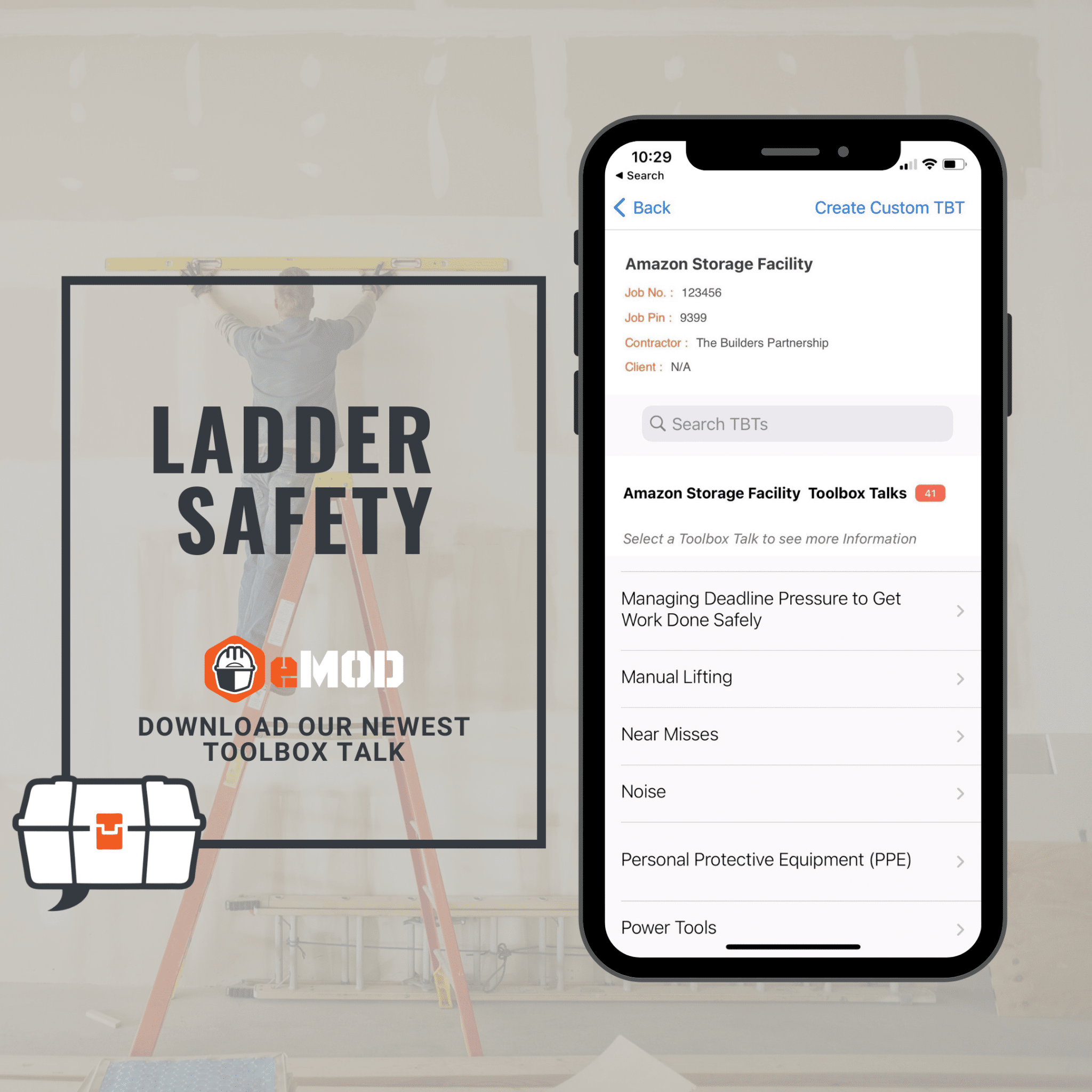 Toolbox Talk – Ladder Safety – eMOD